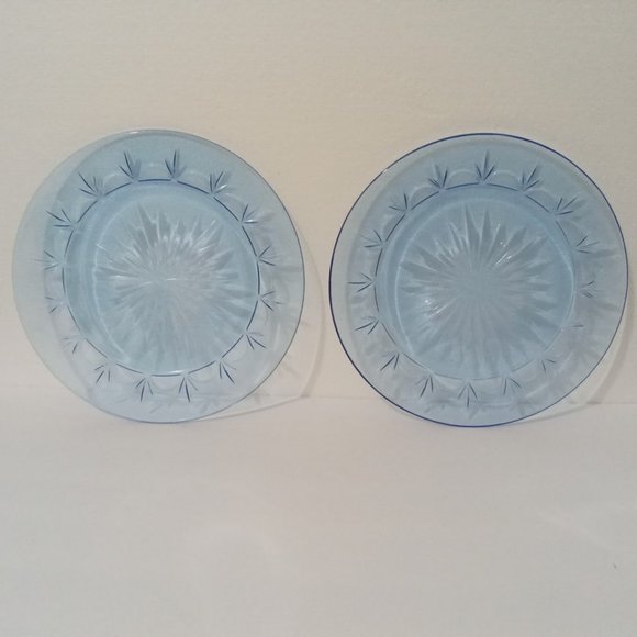 Avon | Kitchen | Vintage Avon American Clasic Blue Plates 2pc | Poshmark